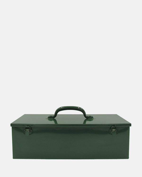 Steel Tool Box with Metal Handle - Green - BRIT LOCKER
