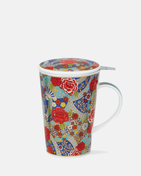 Tea Infuser Mug Set Kimono - BRIT LOCKER